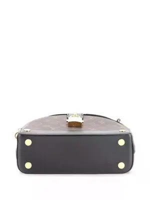 LOUIS VUITTON Bento Box Handbag Reverse Monogram Canvas Shoulder Bag - Black