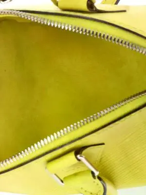 LOUIS VUITTON Alma Handbag Epi Leather Satchel - Yellow