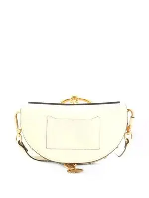 Chloé Nile Leather Mini Crossbody Bag - White