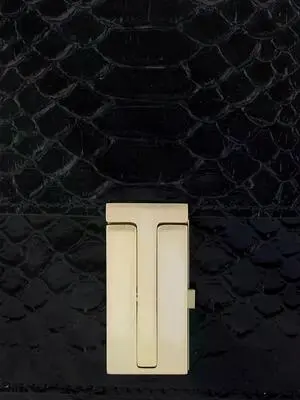 TOM FORD Twist Shoulder Bag - Black