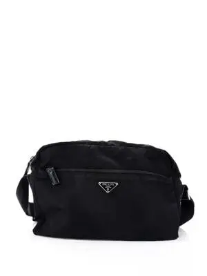 Prada Front Pocket Camera Bag Tessuto Medium Crossbody Bag