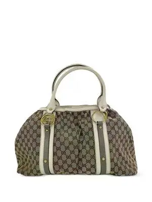 Gucci 2000s Interlocking G Tote Bag - Brown