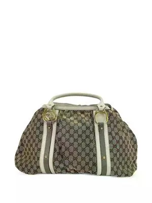 Gucci 2000s Interlocking G Tote Bag - Brown