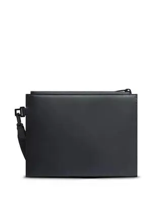 PIQUADRO Water-resistant Rubberized Clutch Bag