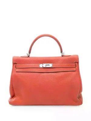 Hermès Kelly 35 Tote Bag - Orange