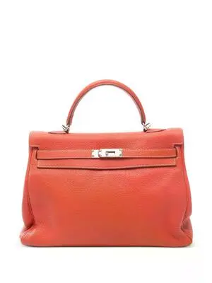 Hermès Kelly 35 Tote Bag - Orange