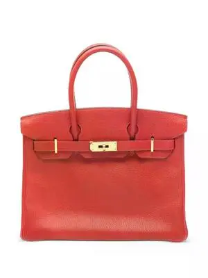 Hermès 2001 30 Birkin Handbag - Red
