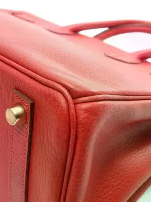 Hermès 2001 30 Birkin Handbag - Red