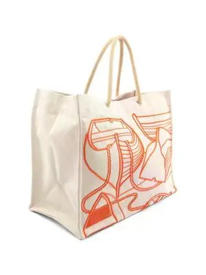 Hermès Thalassa Canvas Beach Bag