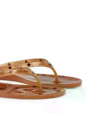 Mcm Visetos-print Flip Flops