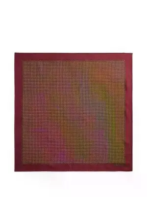 Polo Ralph Lauren Foulard-motif Square Scarf - Red