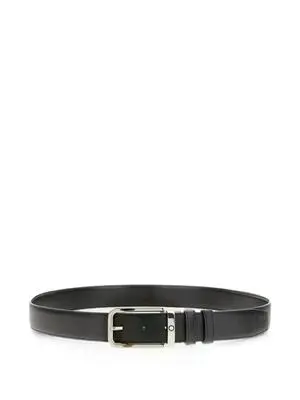 Montblanc Reversible Calf Leather Belt - Black