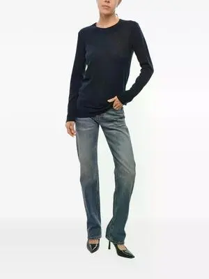 Malo Crew Neck Long Sleeve Sweater - Blue