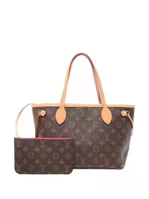 LOUIS VUITTON 2000-2026 Monogram Neverfull Pm Tote Bag - Brown