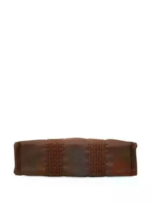 Hermès Herline Pm Tote Bag In Canvas - Brown