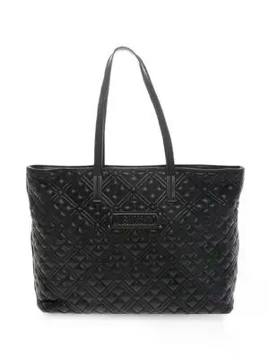 Moschino Logo-plaque Tote Bag - Black
