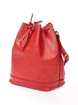 LOUIS VUITTON Epi Noé Bucket Bag - Red