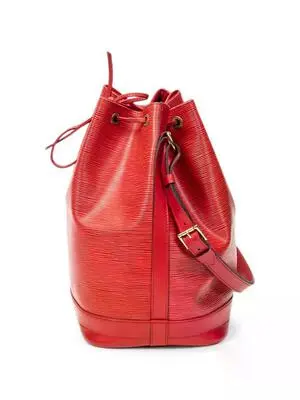 LOUIS VUITTON Epi Noé Bucket Bag - Red