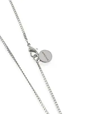 Palm Angels Logo Pendant Necklace - Silver
