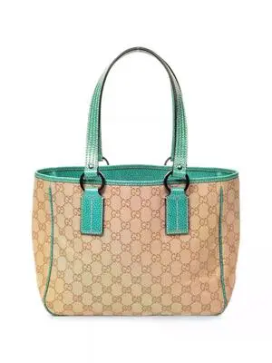 Gucci Small Gg Canvas Tote Bag