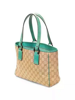 Gucci Small Gg Canvas Tote Bag