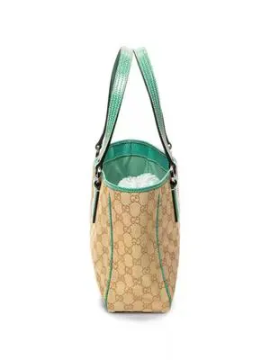 Gucci Small Gg Canvas Tote Bag