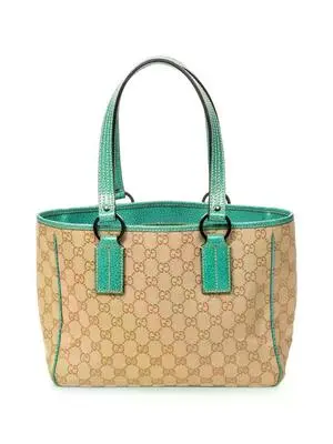 Gucci Small Gg Canvas Tote Bag - Neutrals