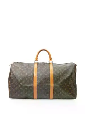 LOUIS VUITTON 60 Keepall Monogram Luggage - Brown