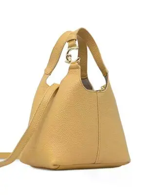 COCCINELLE Small C-easy Leather Tote Bag - Yellow