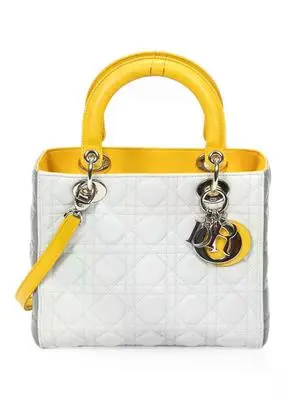 Dior Lady Tote Bag - White
