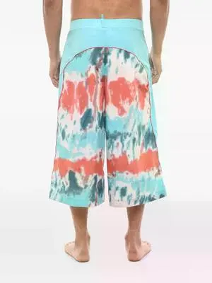 Dsquared2 Tie-dye Print Swim Shorts