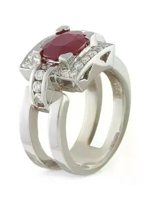 LB EXCLUSIVE Ruby And Diamond Cocktail Ring