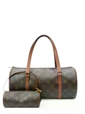 LOUIS VUITTON Papillon Monogram Shoulder Bag - Brown