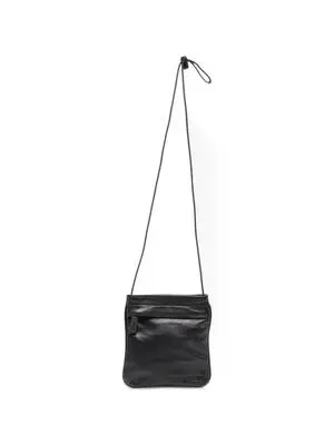 Miu Miu 2000s Debossed Logo Crossbody Bag - Black