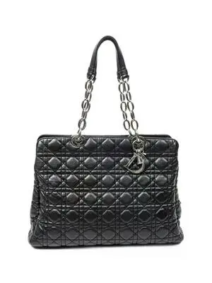 Dior Cannage Soft Tote Bag - Black