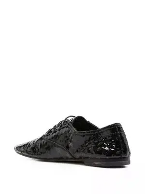 Saint Laurent Patent Leather Derby Shoes
