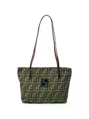 Fendi Zucca Shoulder Bag - Brown