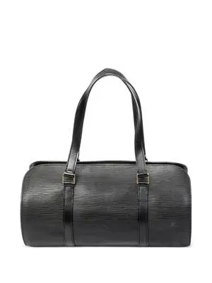 LOUIS VUITTON Soufflot Épi Tote Bag - Black