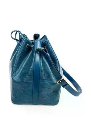 LOUIS VUITTON Noé Épi Bucket Bag - Blue