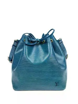 LOUIS VUITTON Noé Épi Bucket Bag - Blue