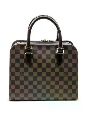LOUIS VUITTON Triana Damier Ebène Handbag - Brown