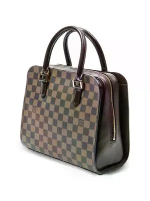 LOUIS VUITTON Triana Damier Ebène Handbag - Brown