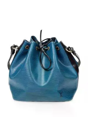 LOUIS VUITTON Noé Epi Bucket Bag - Blue