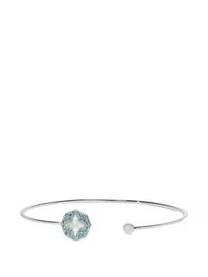 Tory Burch Forget Me Not Cuff Bracelet - Silver