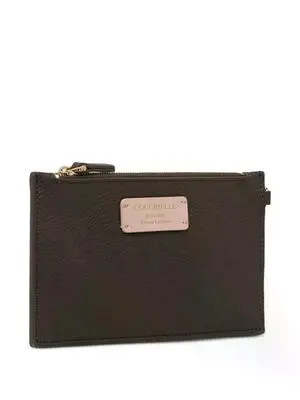 COCCINELLE Grained Leather Tote Bag With Detachable Pouch
