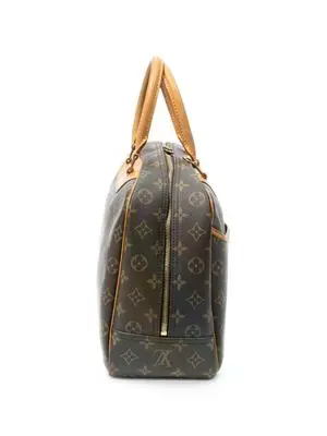 LOUIS VUITTON Monogram Deauville Handbag - Brown