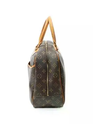 LOUIS VUITTON Monogram Deauville Handbag - Brown