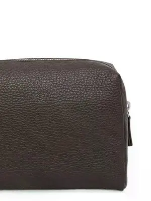 COCCINELLE Grained Leather Make-up Bag