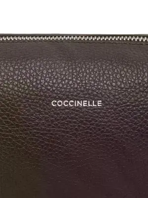 COCCINELLE Grained Leather Make-up Bag