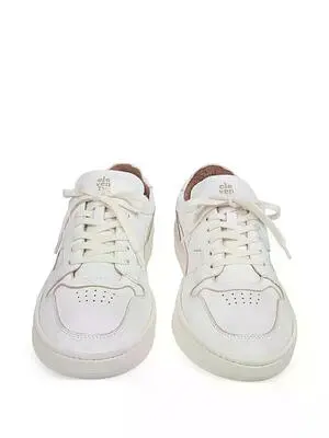 Eleventy Panelled Lace-up Sneakers - Neutrals
